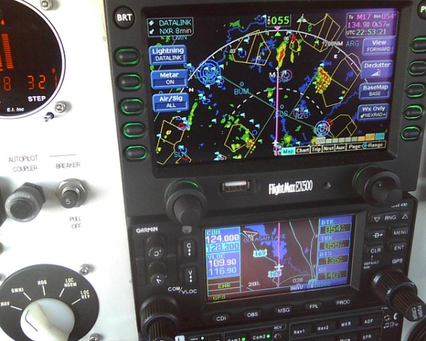 WSI Weather on the Avidyne